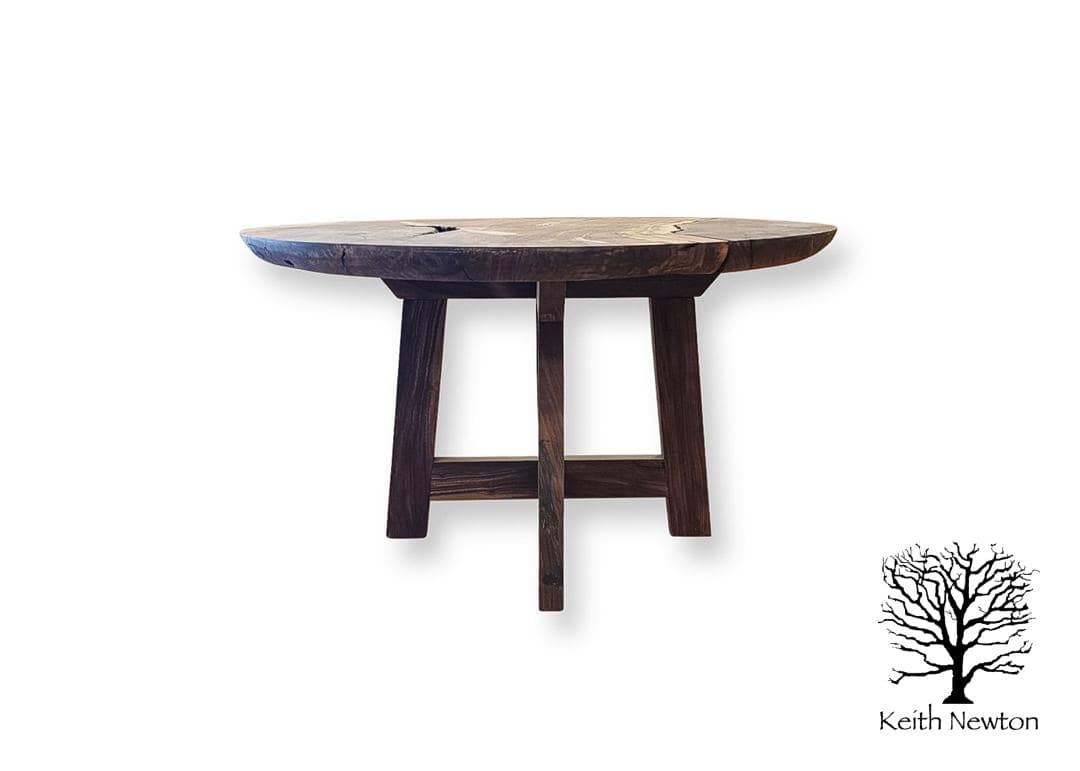 Black Walnut Table and Base - Keith Newton