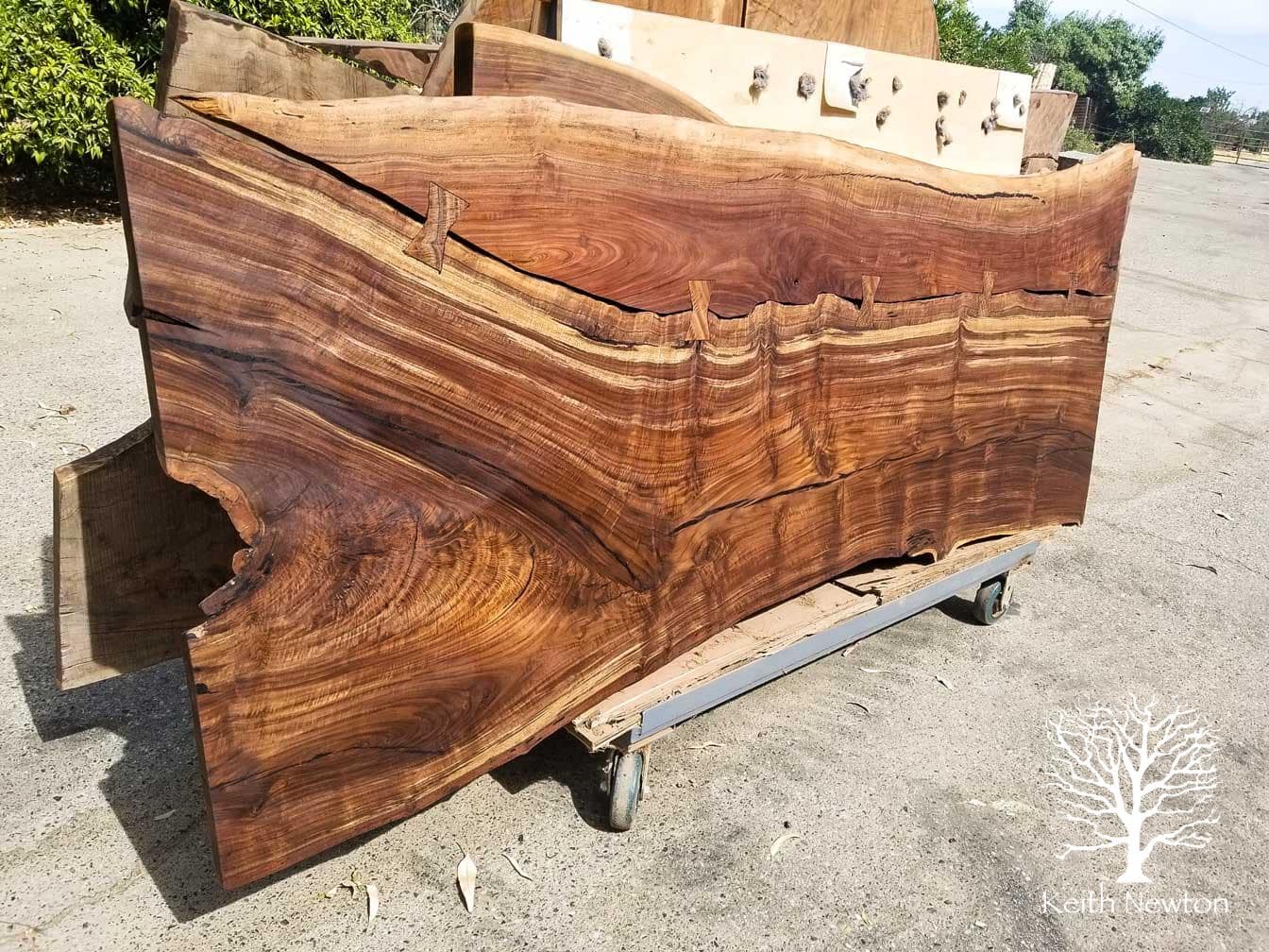 8' X 6" Black Walnut Table Top - Keith Newton